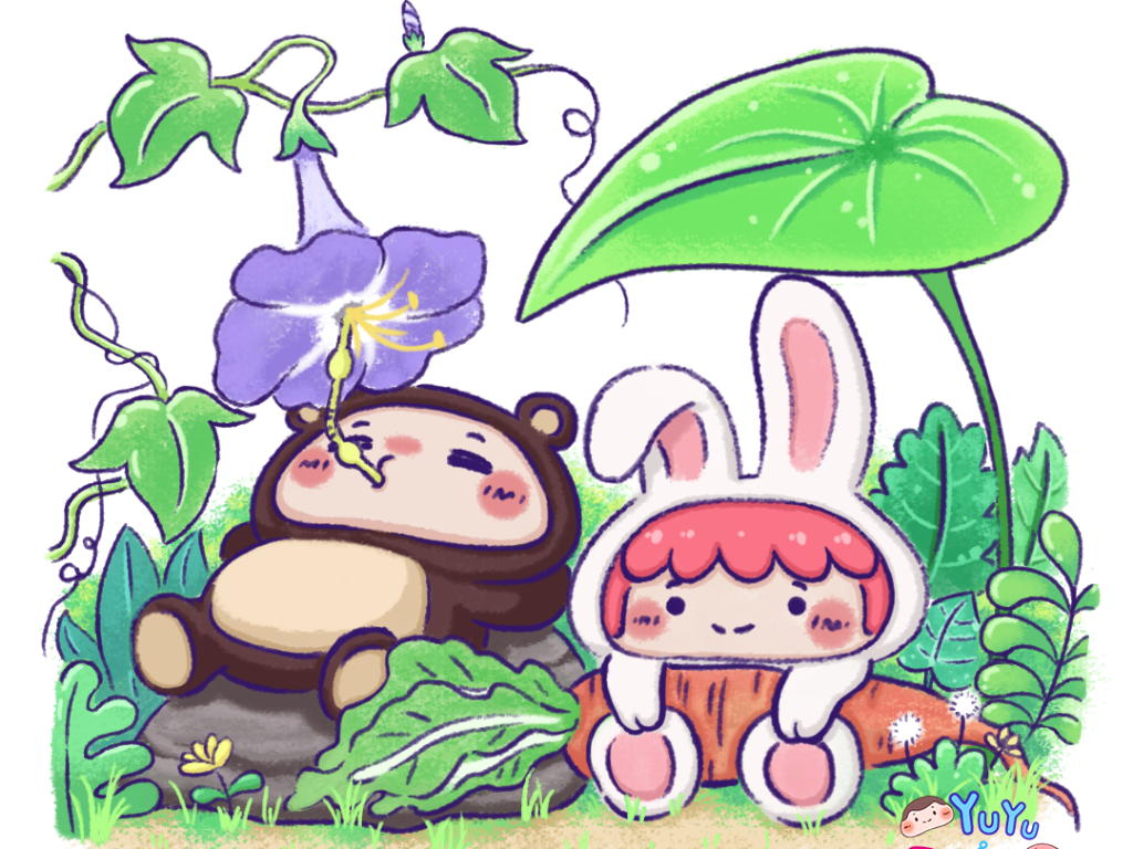 丛林yuyu熊和zuzu兔_野蛮宇仔-站酷ZCOOL