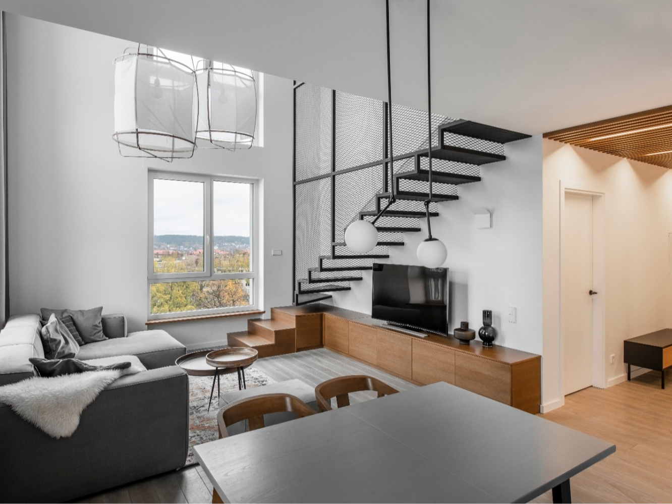 现代简约LOFT住宅_晓曦爱效果图-站酷ZCOOL