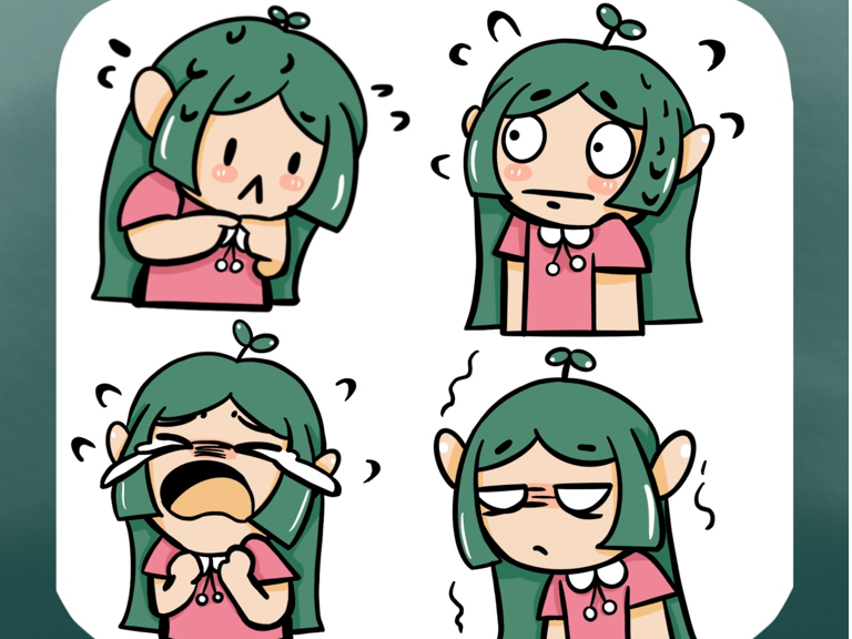 Day 18走走的日常IP表情包4_走走走不动-站酷ZCOOL