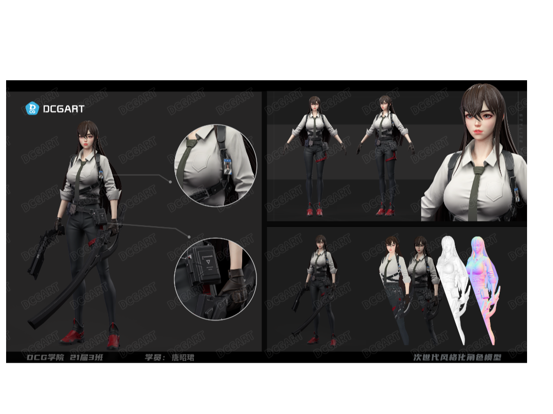 【DCG作品回顾】实体班21届3班风格化角色_DCG学院-站酷ZCOOL