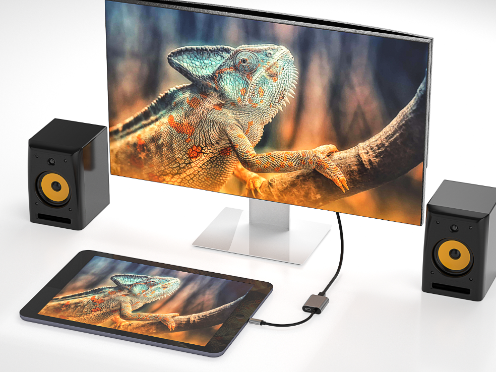 TYPE C TO MINI DP扩展坞HUB场景建模渲染3C_ouanping666-站酷ZCOOL