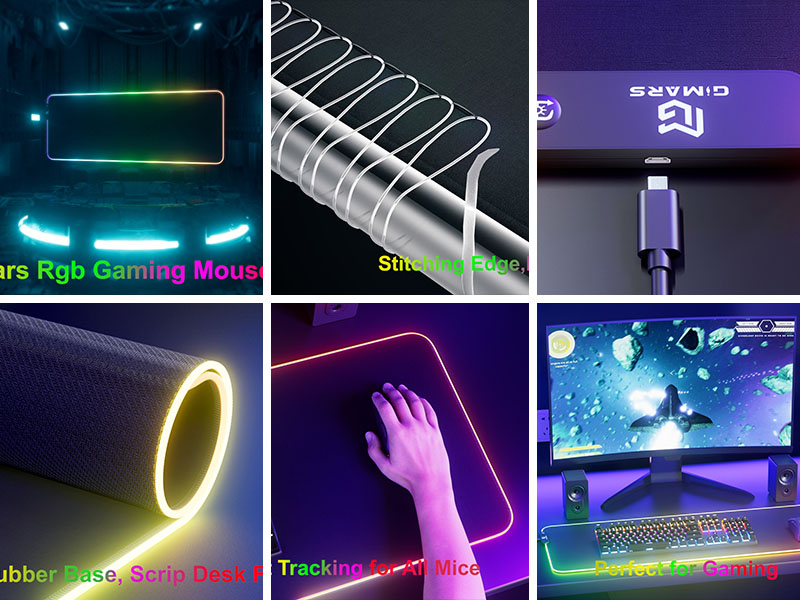 RGB发光鼠标垫-C4D三维产品动画_左道C4D-站酷ZCOOL