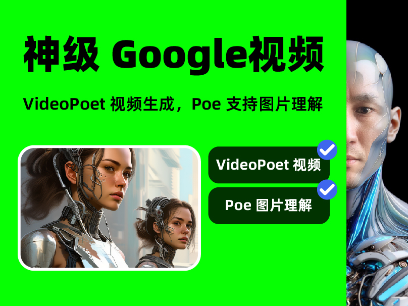 🔥 Google VideoPoet AI视频生成 ｜POE 理解图片_吴杨峰-站酷ZCOOL