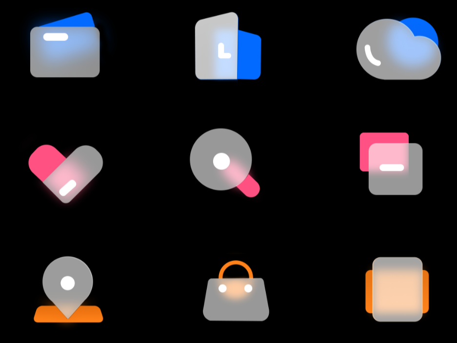 毛玻璃icon_你很特别Agon-站酷ZCOOL