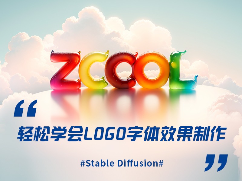 AIGC | 轻松学会使用Stable Diffusion生成LOGO字体各种效果_呜哩智绘-站酷ZCOOL