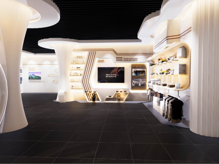 企业文化展厅空间设计_caity000-站酷ZCOOL