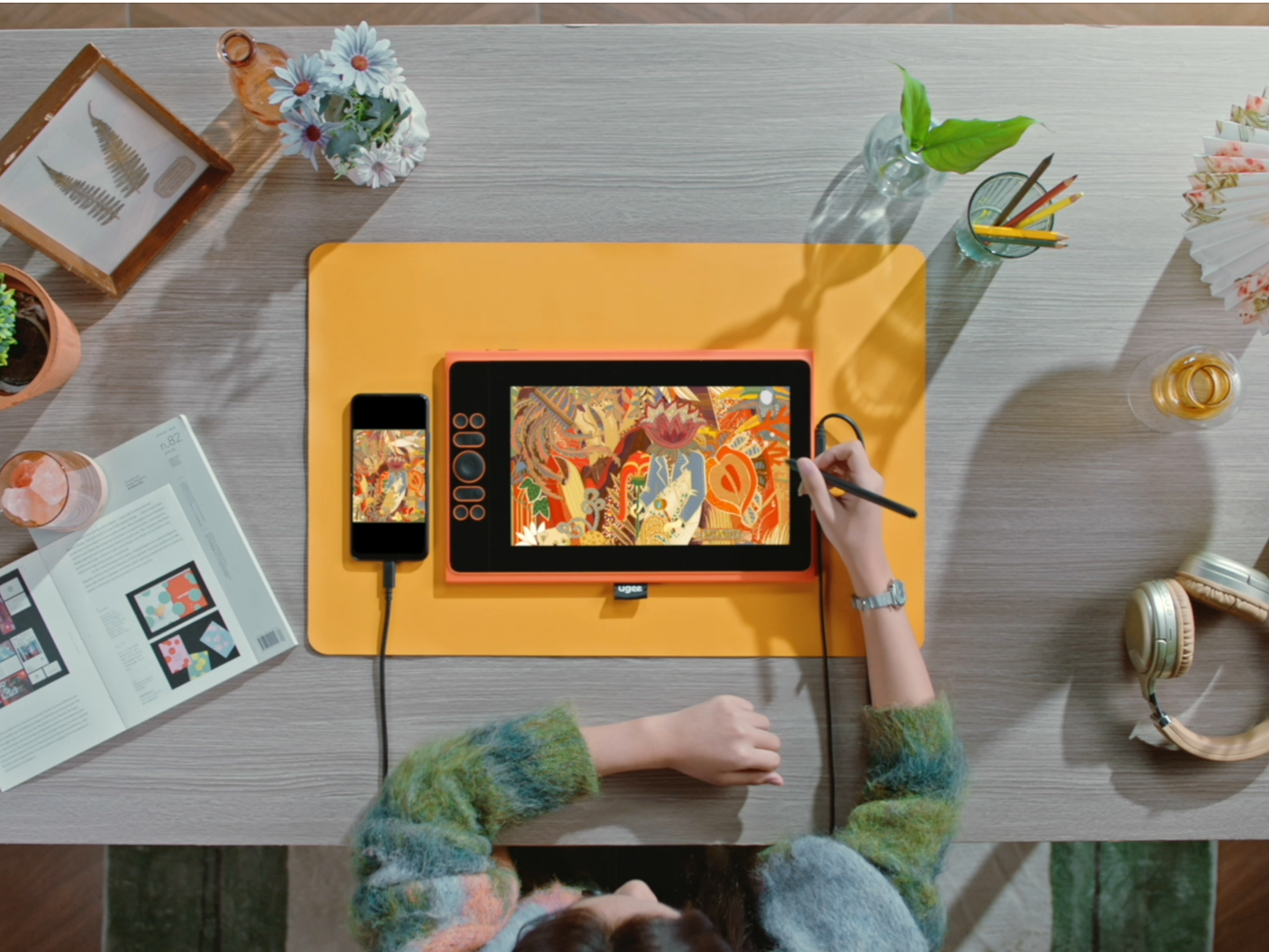 ugee/UE12 series drawing monitor_夏日树-站酷ZCOOL