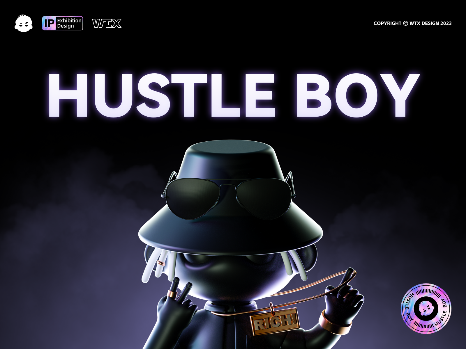 Hustle Boy — 潮玩IP_夏天的小黄鹿-站酷ZCOOL