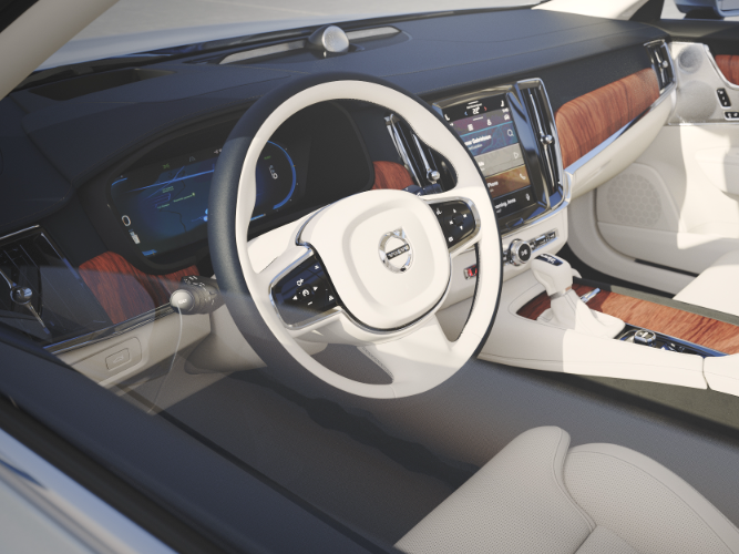 Volvo S90内饰 渲染练习_Gparadise-站酷ZCOOL