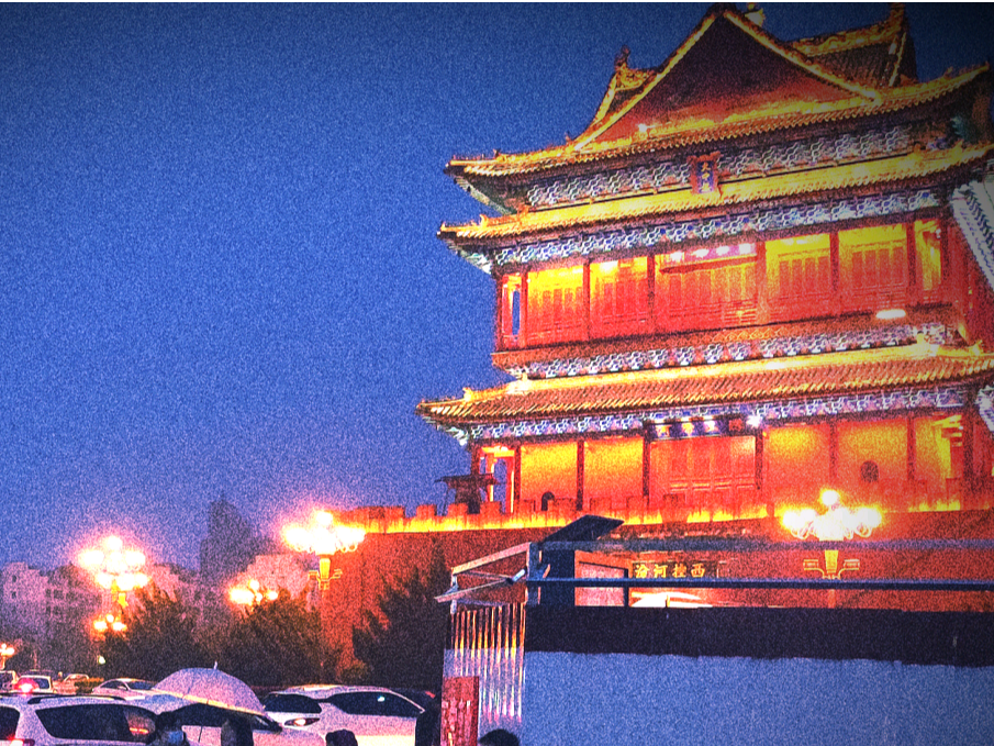 侗族鼓楼夜景_素材网站_图片免费下载-ZCOOL站酷