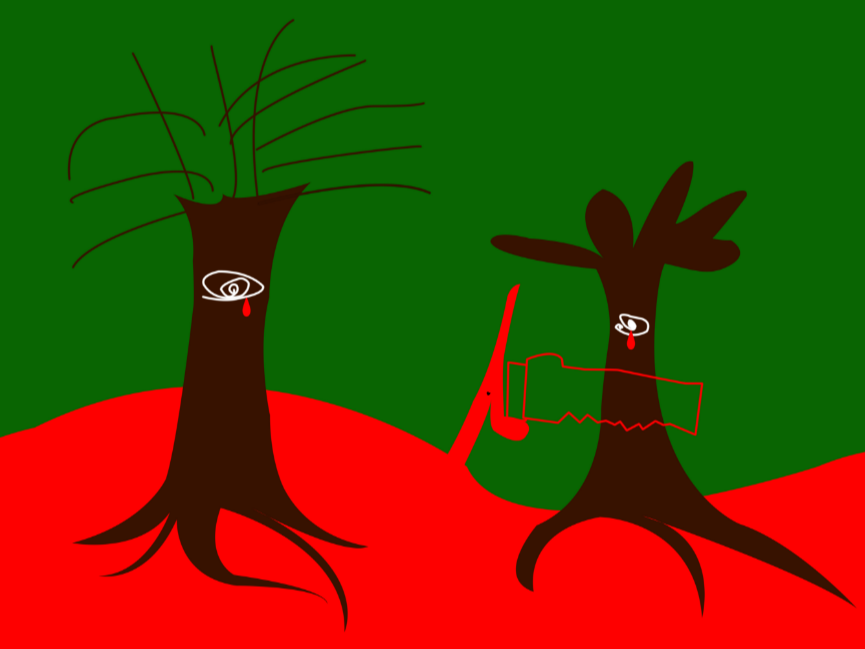 人类与自然_吴jx-站酷ZCOOL