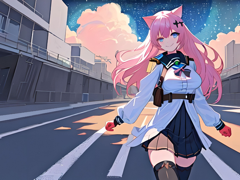 cat girl_蟹柳紫菜卷-站酷ZCOOL