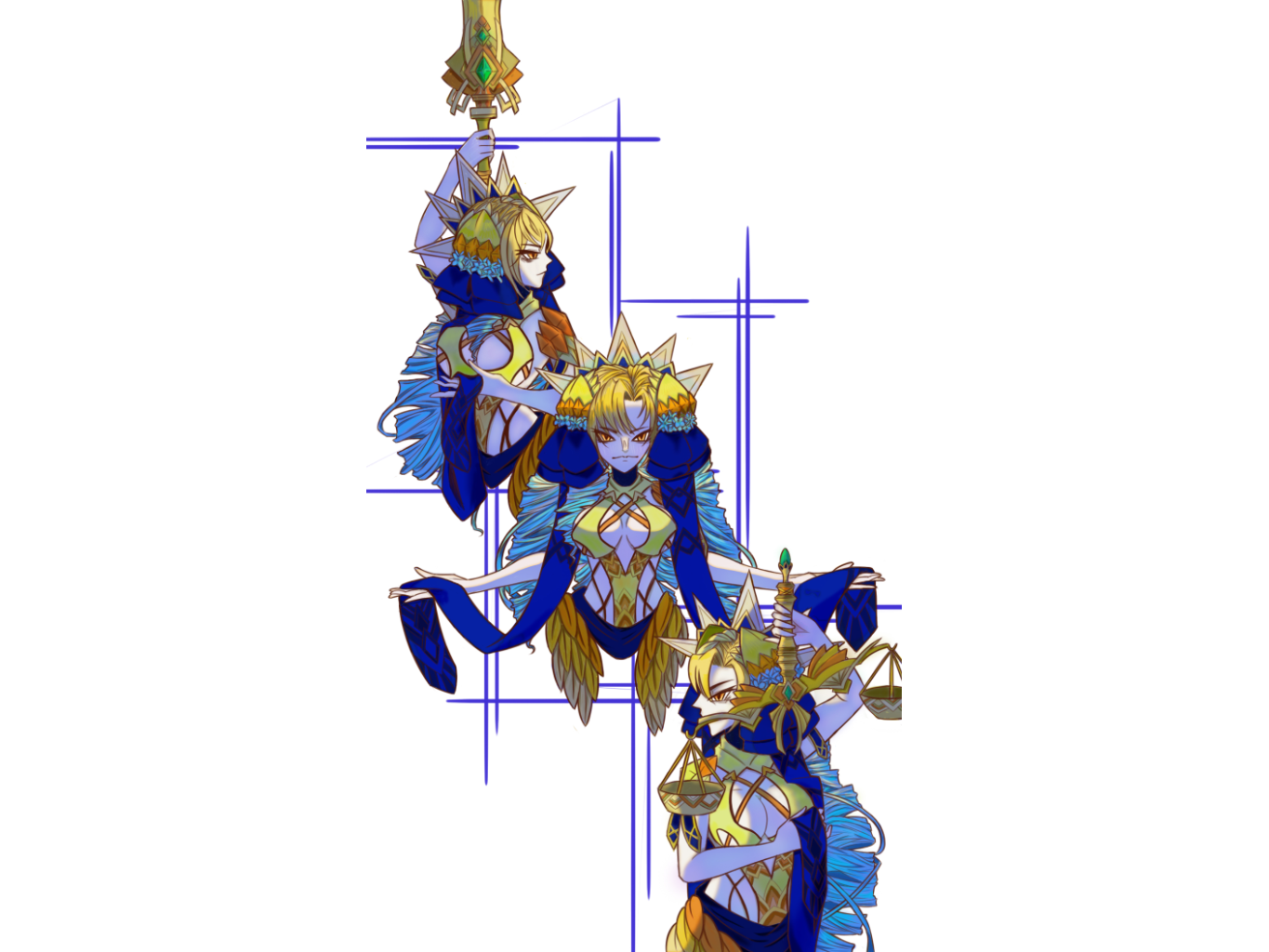 fgo-阿斯特赖亚-三面_无面相-站酷ZCOOL