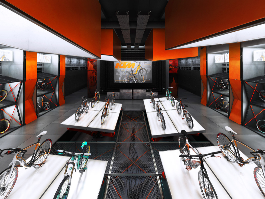 KTM自行车概念展厅_tang唐恬-站酷ZCOOL
