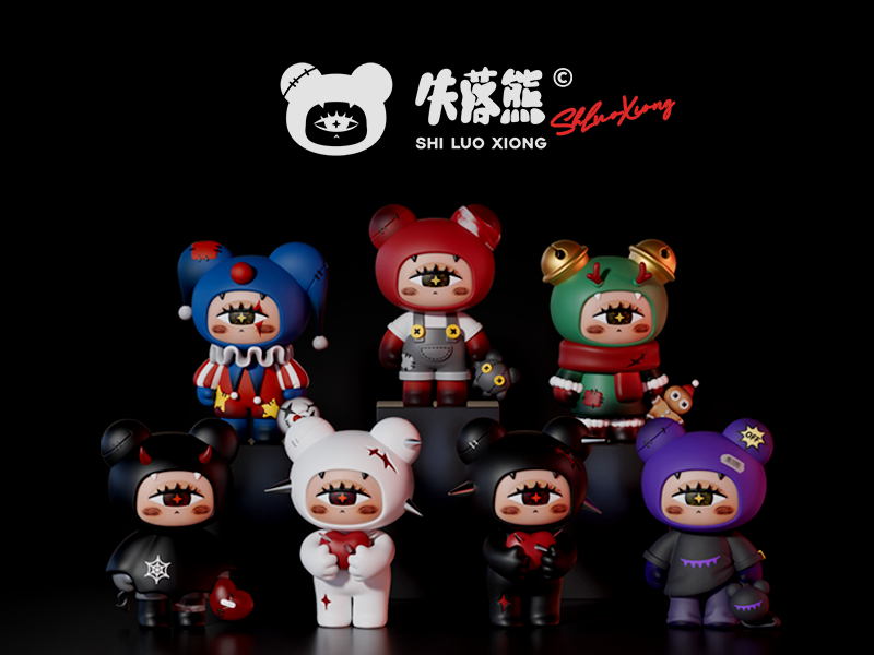 潮玩IP设计｜失落熊_阿婵_LIN-站酷ZCOOL