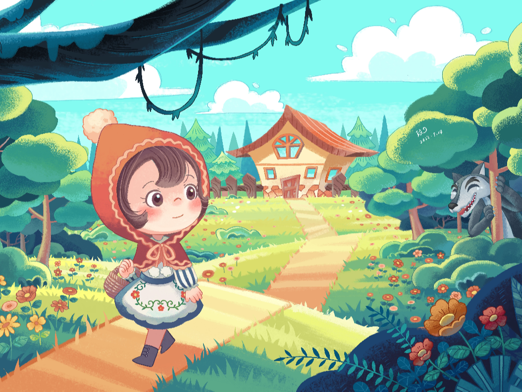 小红帽_windy玟-站酷ZCOOL