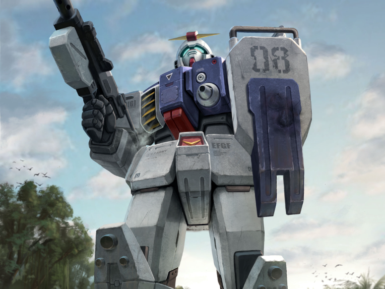 第08MS小队 RX-79G 陆战高达_ashes_to_ashes-站酷ZCOOL