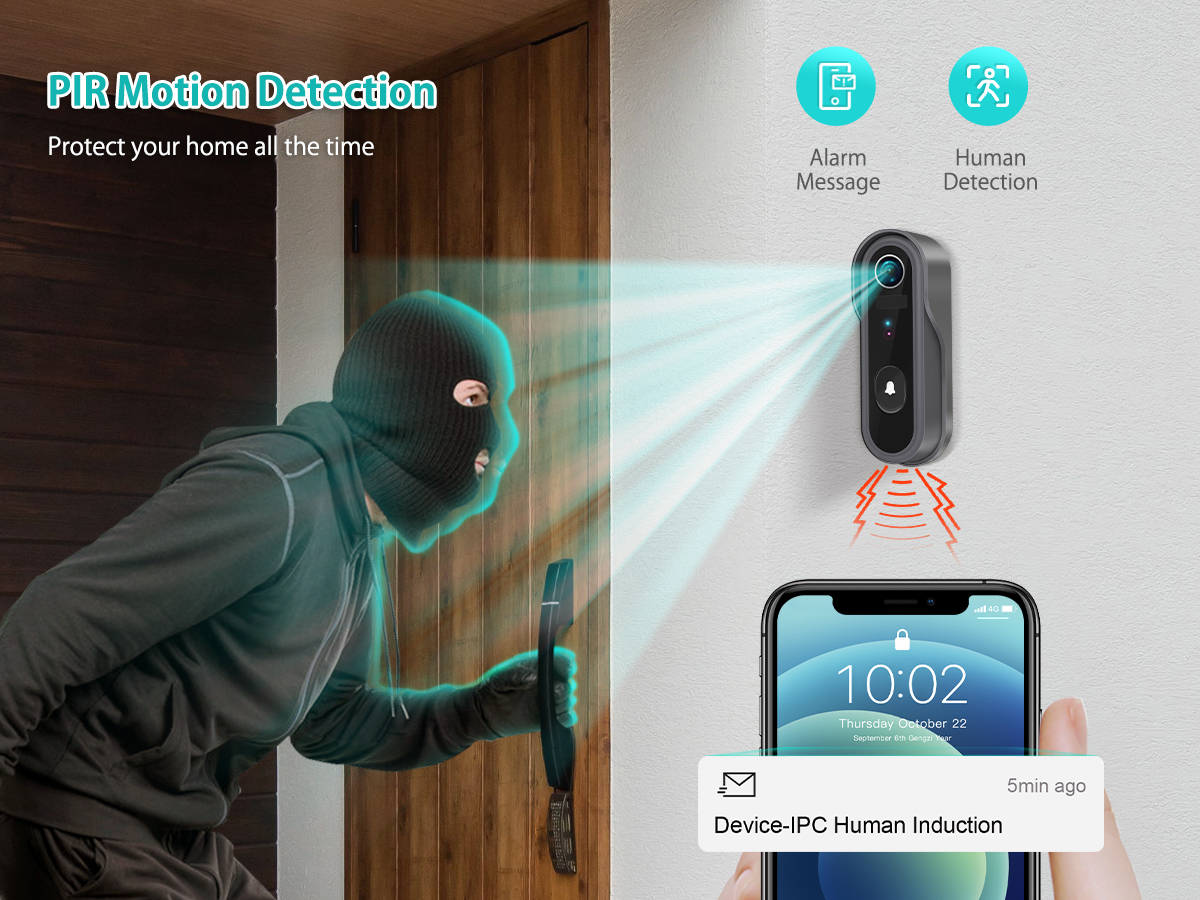 智能家居门铃摄像头-灰色_Lin小只-站酷ZCOOL