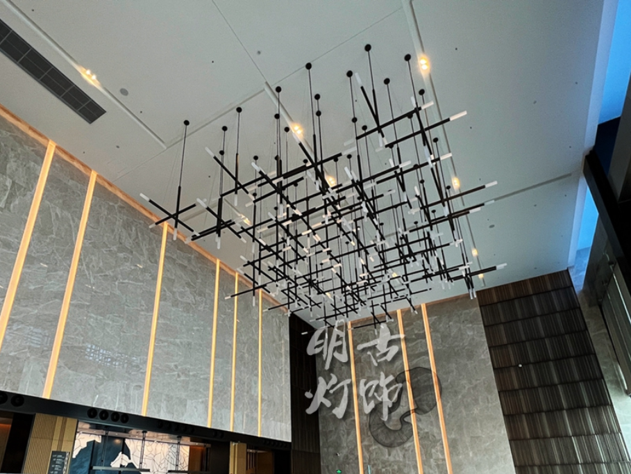 万怡酒店大堂工程灯具定制设计_明古灯饰定制图库-站酷ZCOOL