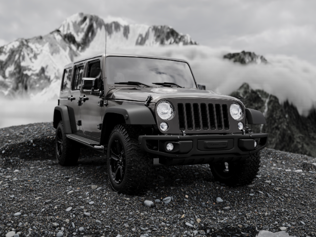 Jeep 牧马人渲染_黎文杰-站酷ZCOOL