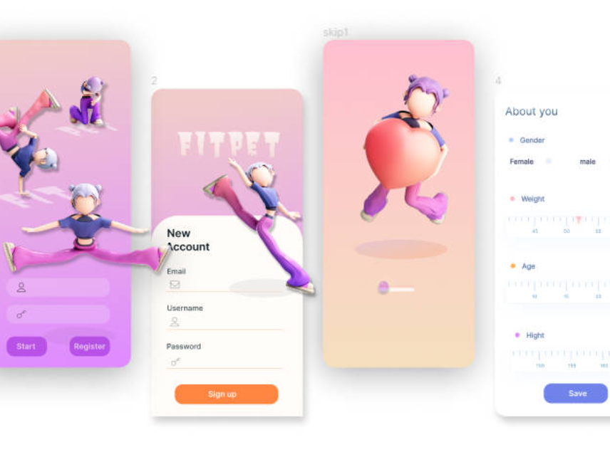 Fitpet_我是哪块小饼干-站酷ZCOOL