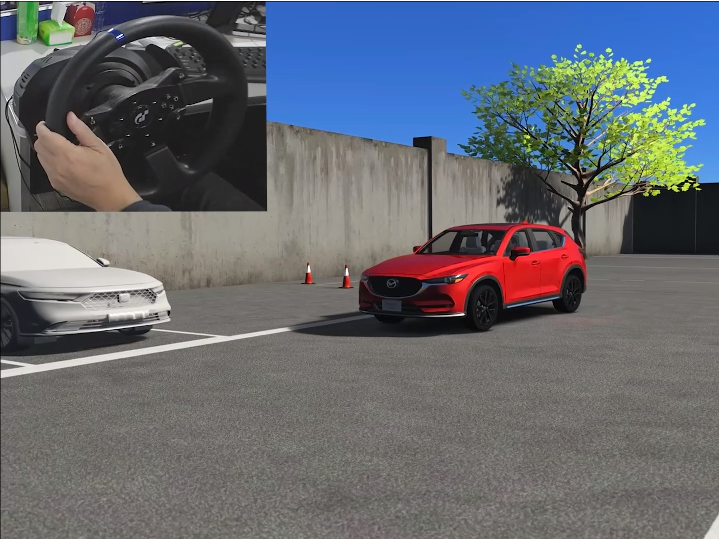 360全景倒车入库模拟练车，高清HMI多视角体验感不错_陆路_-站酷ZCOOL