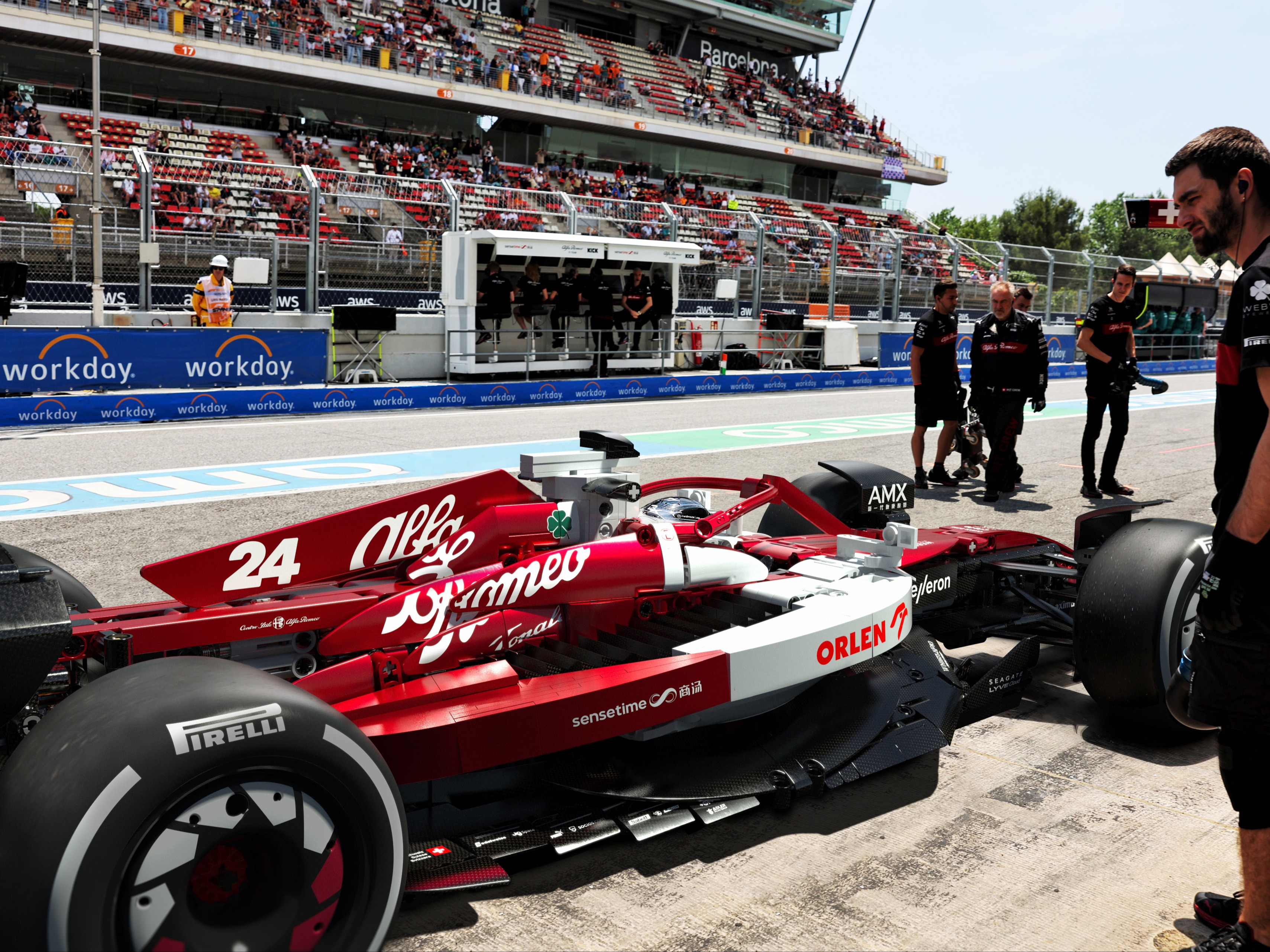 Keyshot渲染 Alfa Romeo F1 Team ORLEN C42 2022 _K1nks-站酷ZCOOL