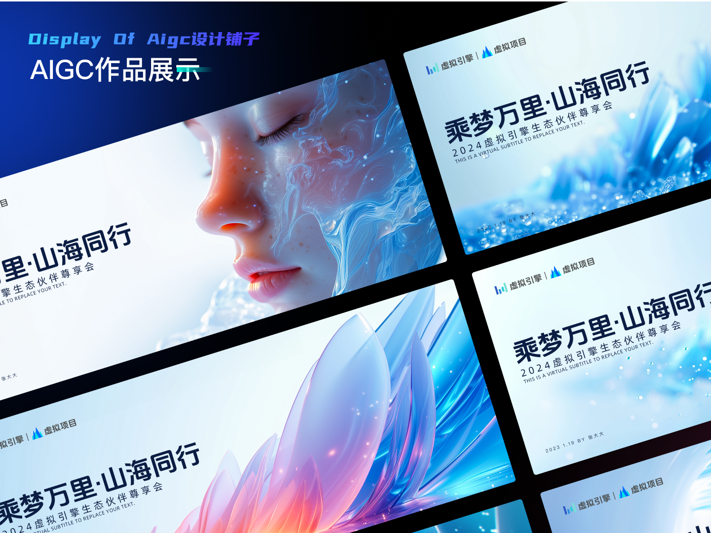 Aigc作品分享--科技发布会banner_Aigc设计铺子-站酷ZCOOL