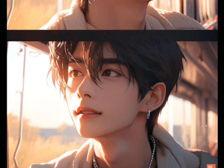 029期｜Midjourney Niji 咒语绘图｜虚拟男友3_AIGC小妖-站酷ZCOOL