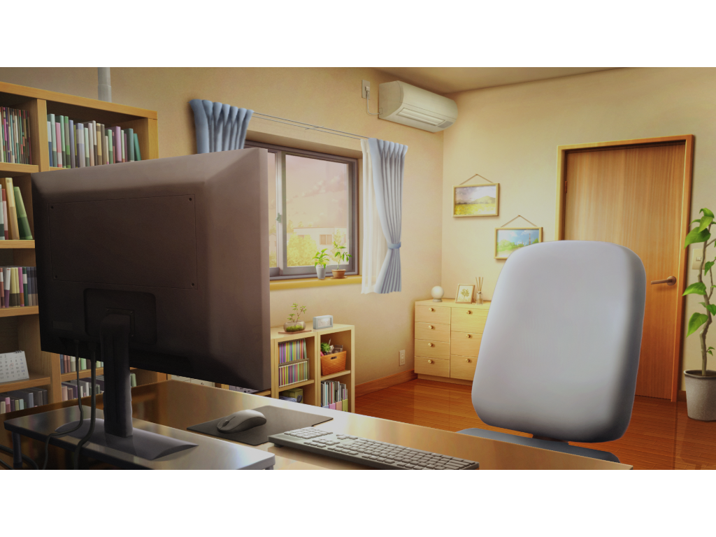 Blender练习-2D图片转换3D场景_Mikan_Jp-站酷ZCOOL