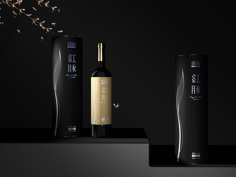 箱盒汇 x 低奢红酒包装_箱盒汇-站酷ZCOOL