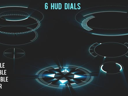 AE模板|高科技动画虚构圆形HUD表盘展示科持技术视频_猿文件网官方账号-站酷ZCOOL