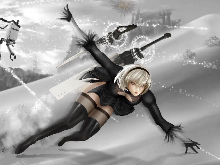 尼尔机械纪元2b_贼肉-站酷ZCOOL