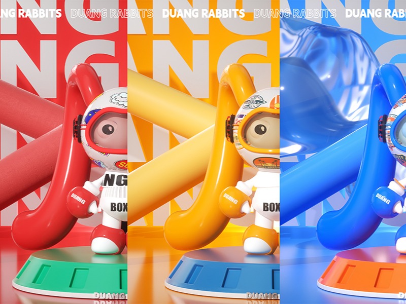 《DUANG RABBITS》IP盲盒_A不尔-站酷ZCOOL
