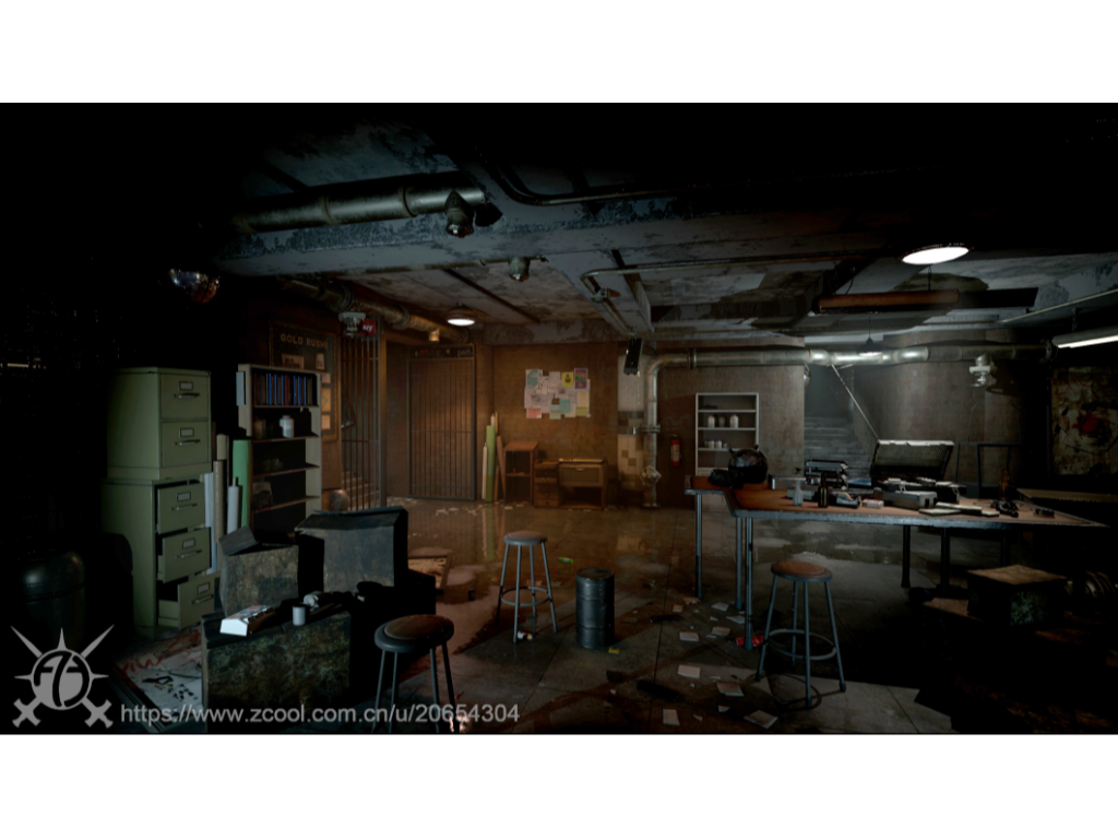 《明日之后》——UE4场景概念1/4_敖特曼打怪兽-站酷ZCOOL