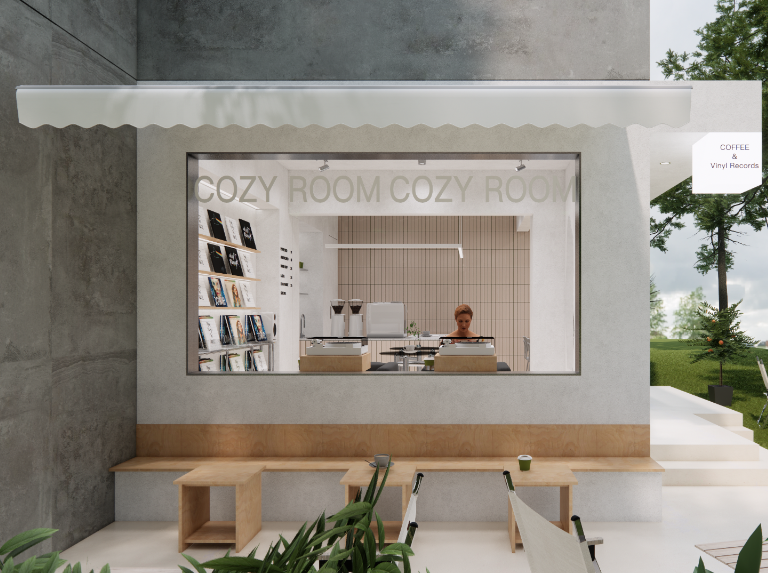 Cozy Room黑胶唱片店_InFieldAtelier-站酷ZCOOL