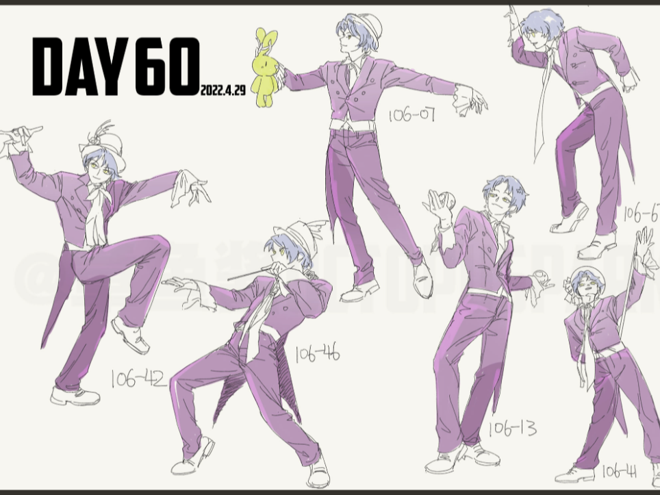 #速写60天挑战赛# Day60@速写班长_章鱼酱油-站酷ZCOOL