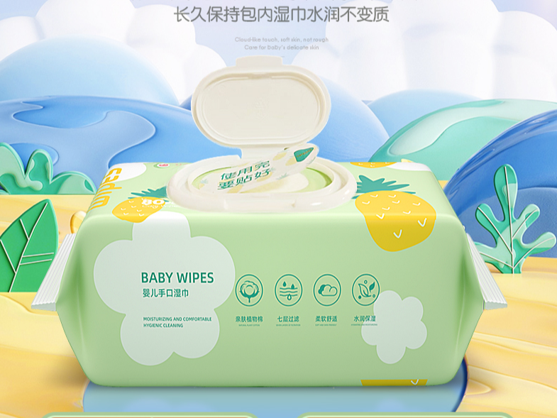 电商详情 婴儿湿巾_zss赵小乐-站酷ZCOOL