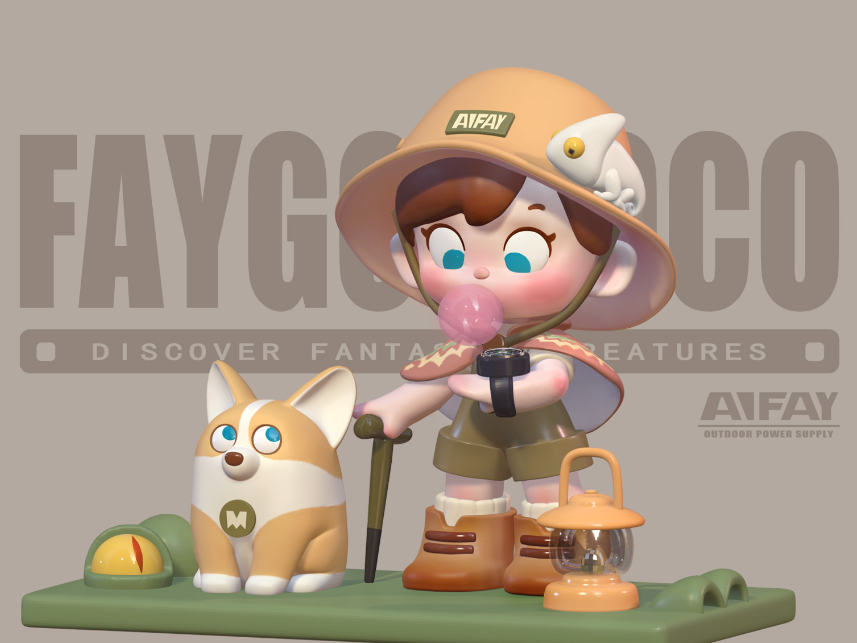 寻找神奇动物-《飞狗MOCO之露营系列》_鸽子Jinn-站酷ZCOOL