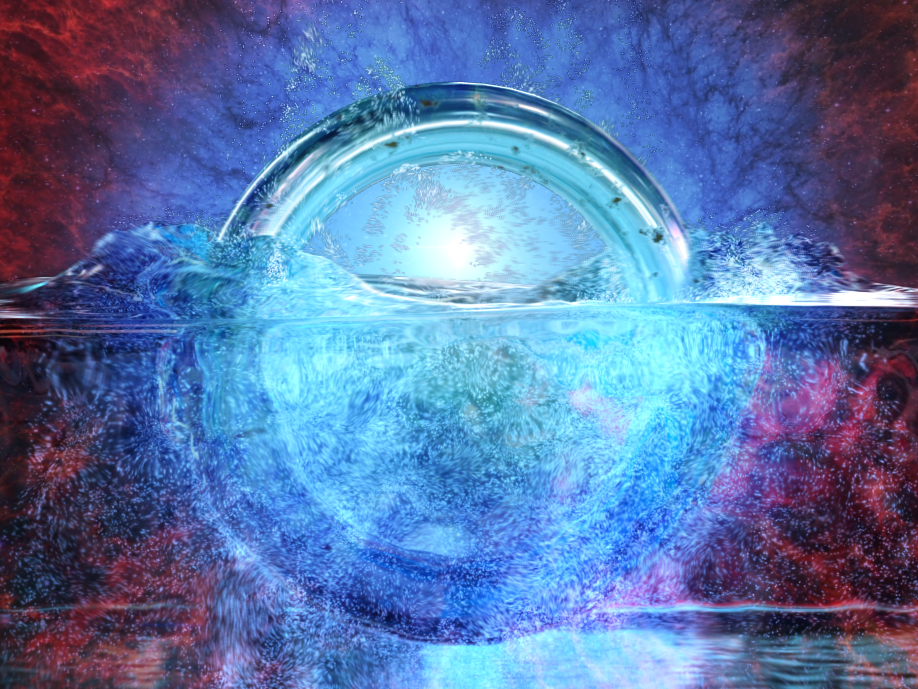 C4D 旋转浪花水制作_ElevenZS-站酷ZCOOL