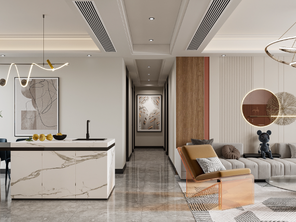 现代轻奢，于喧嚣之外，谱一室华贵烂漫_浅浅设计1-站酷ZCOOL