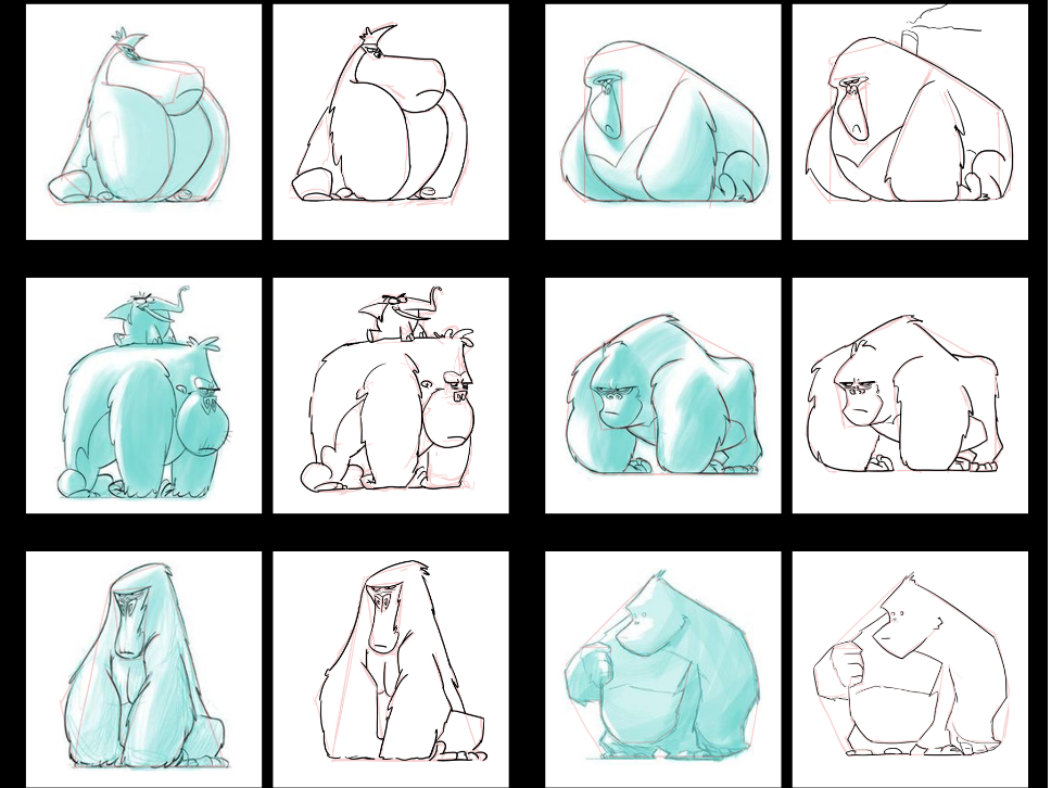 抓型练习021_首席骨头-站酷ZCOOL