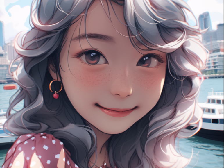 030期｜Midjourney Niji 咒语绘图｜定制头像_AIGC小妖-站酷ZCOOL