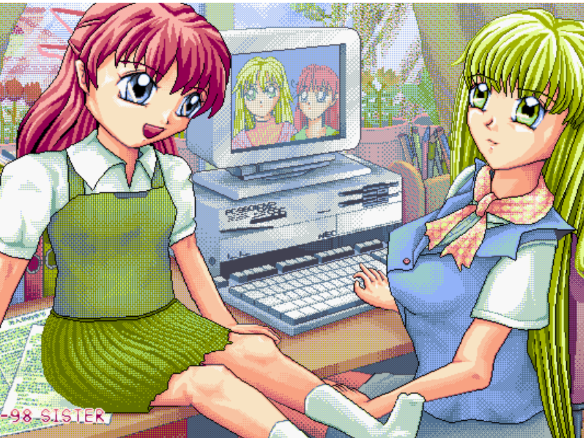 PC98 SISTER_青色弹珠-站酷ZCOOL