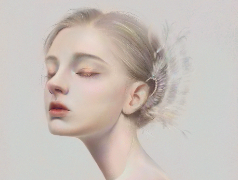 叠色人像练习_HE_HNNN-站酷ZCOOL