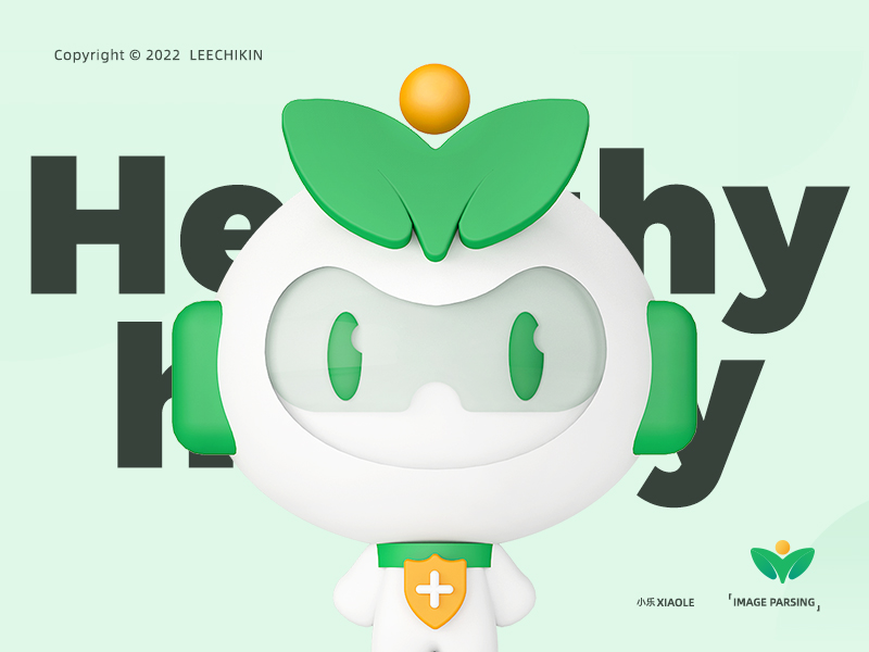 Healthy Happy IP形象设计丨小乐XIAOLE_LEECHIKIN-站酷ZCOOL