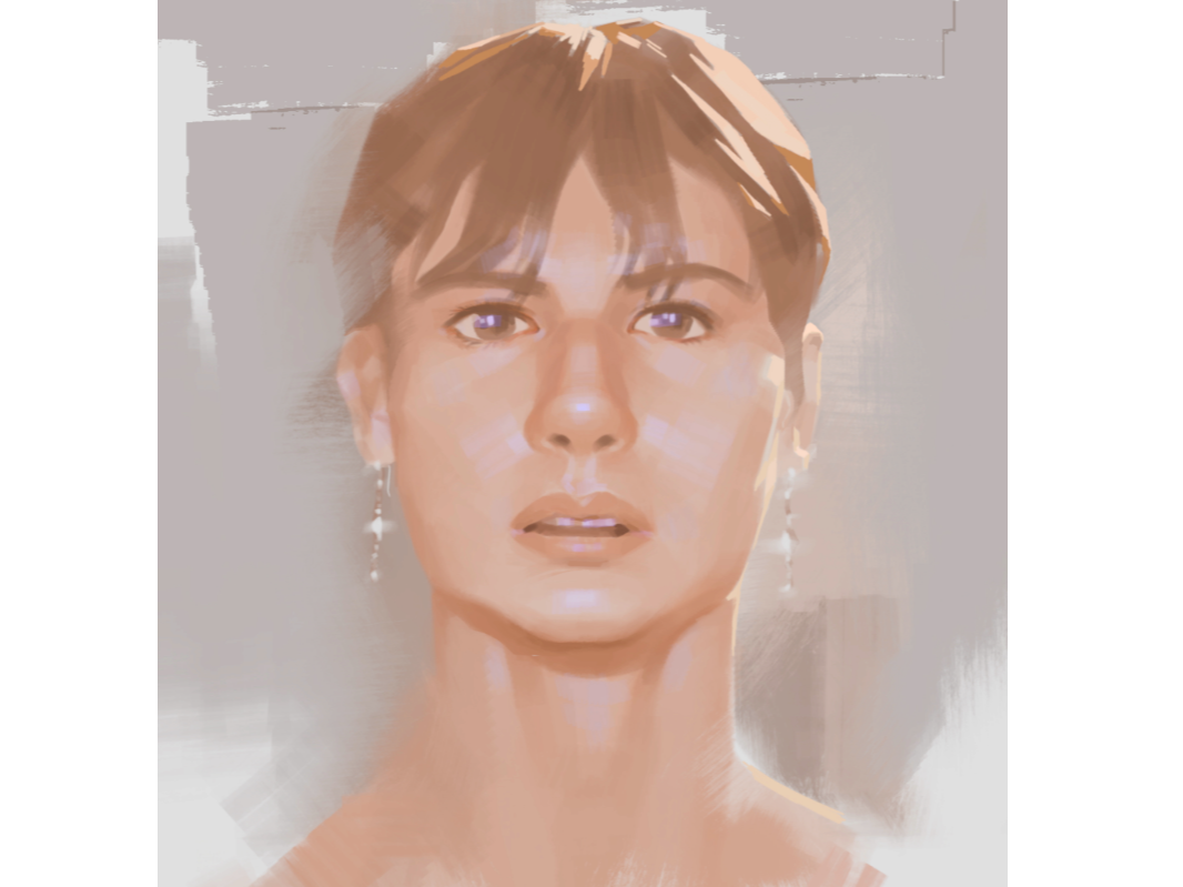 2小时速涂_女人像_玩玩君-站酷ZCOOL