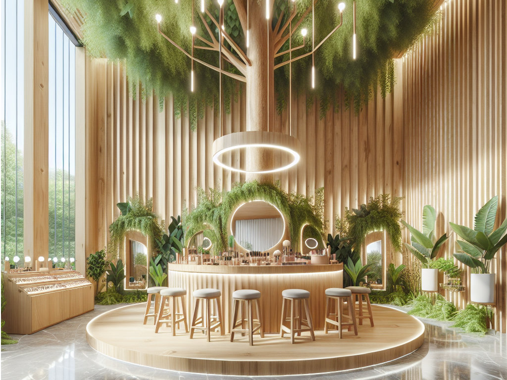 森林系列美妆展厅_寻简设计Zhang-站酷ZCOOL