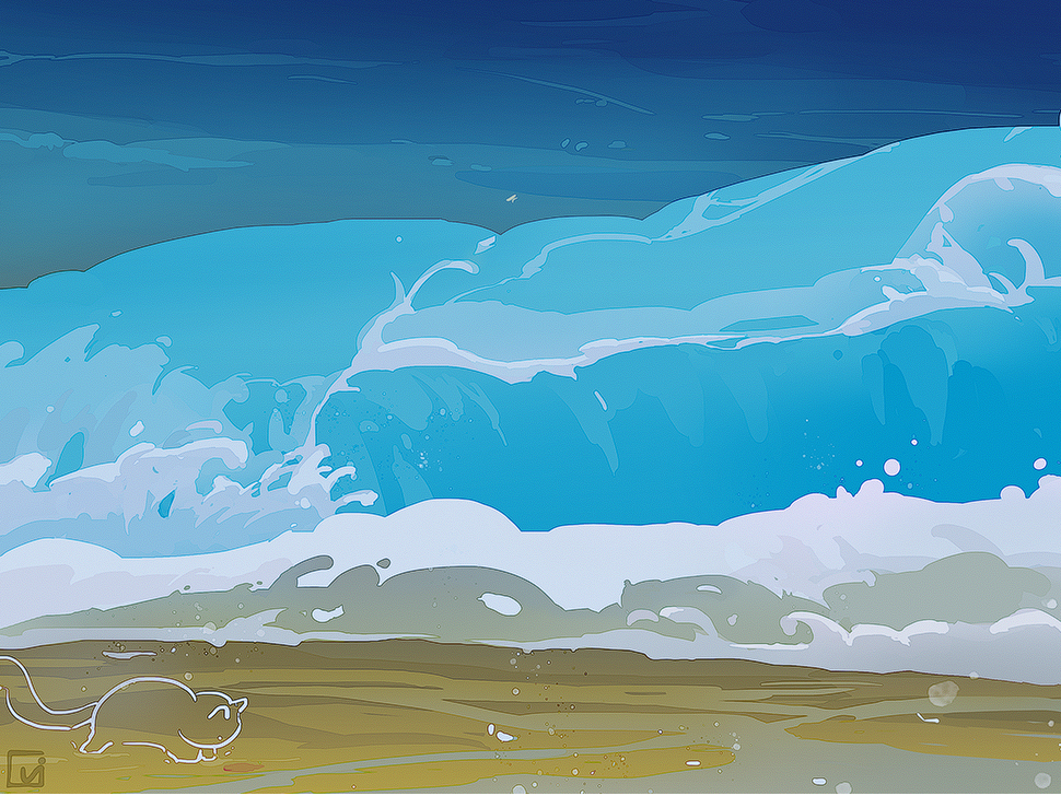 救助一条溺水的鱼脱离苦海_Gerald_大崔-站酷ZCOOL