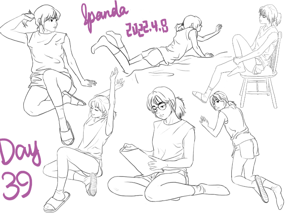 #速写60天挑战赛# Day39 @速写班长_阿瑟ASIR-站酷ZCOOL